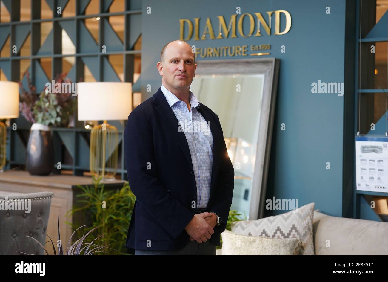 William Diamond, founder and managing director of Diamond Furniture, at ...
