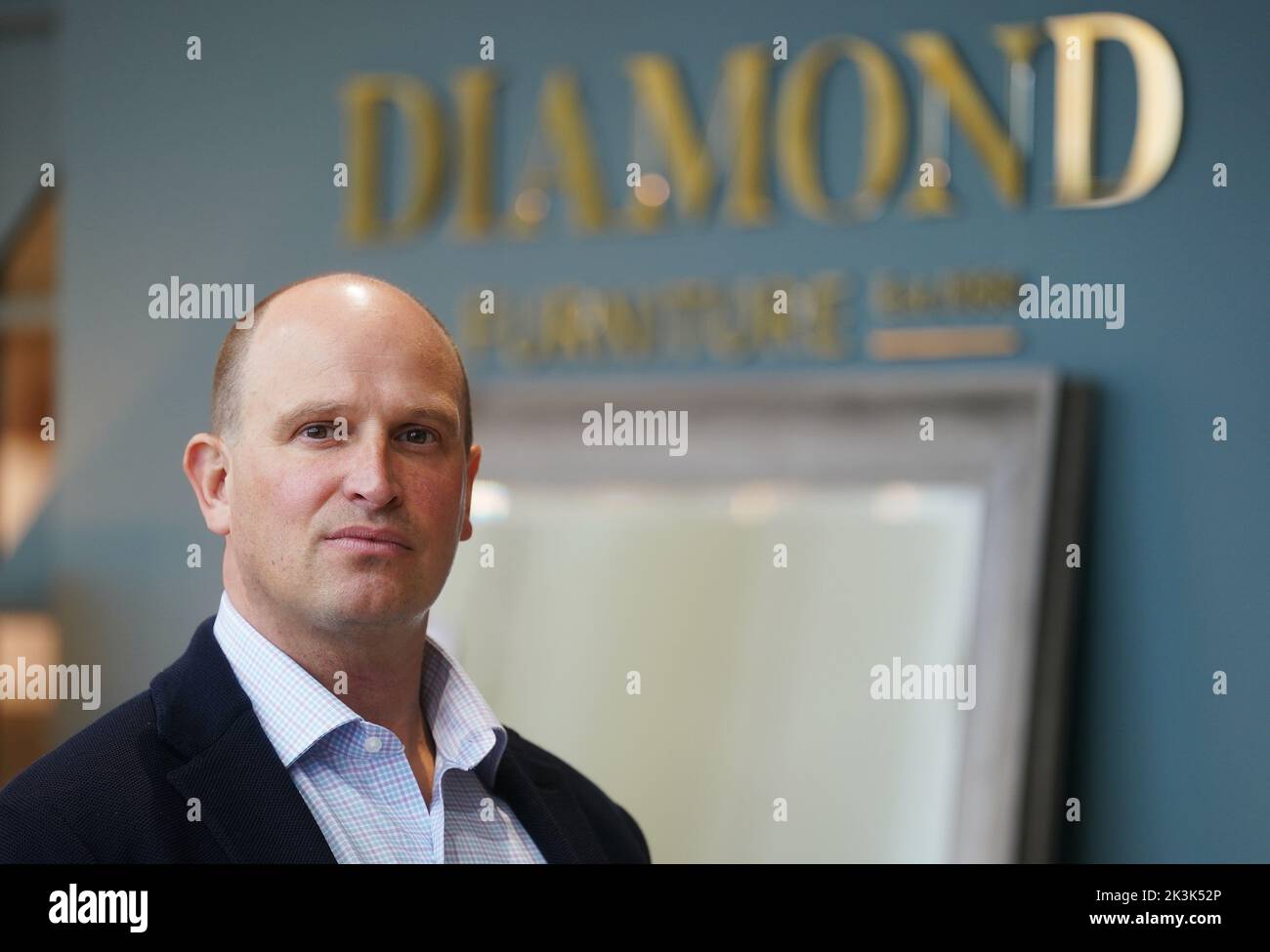 William Diamond, founder and managing director of Diamond Furniture, at ...