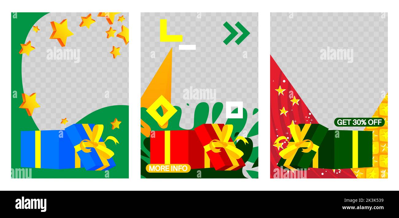 Unboxing poster. Banner template for celebration, holiday, shopping ...