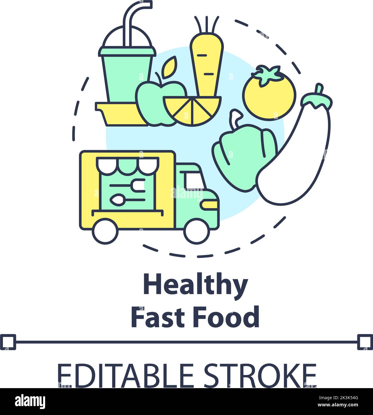 Healthy food concept infographic hi-res stock photography and images ...