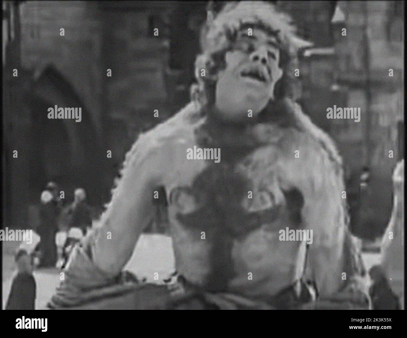 Hunchback of Notre Dame vintage still from 1923 movie Stock Photo - Alamy
