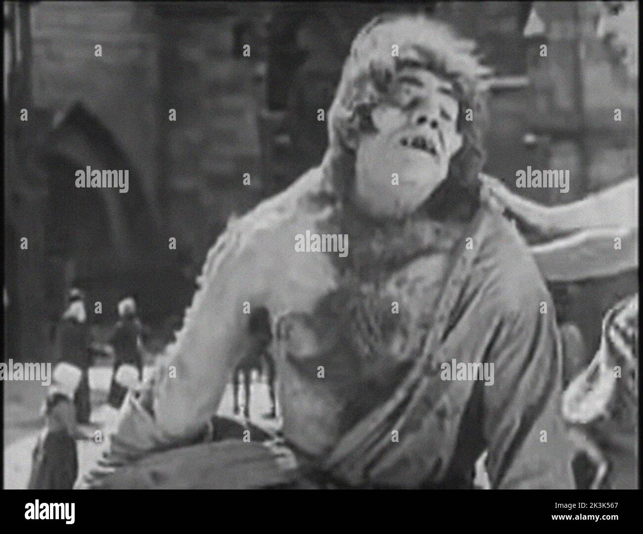 Hunchback of Notre Dame vintage still from 1923 movie Stock Photo - Alamy