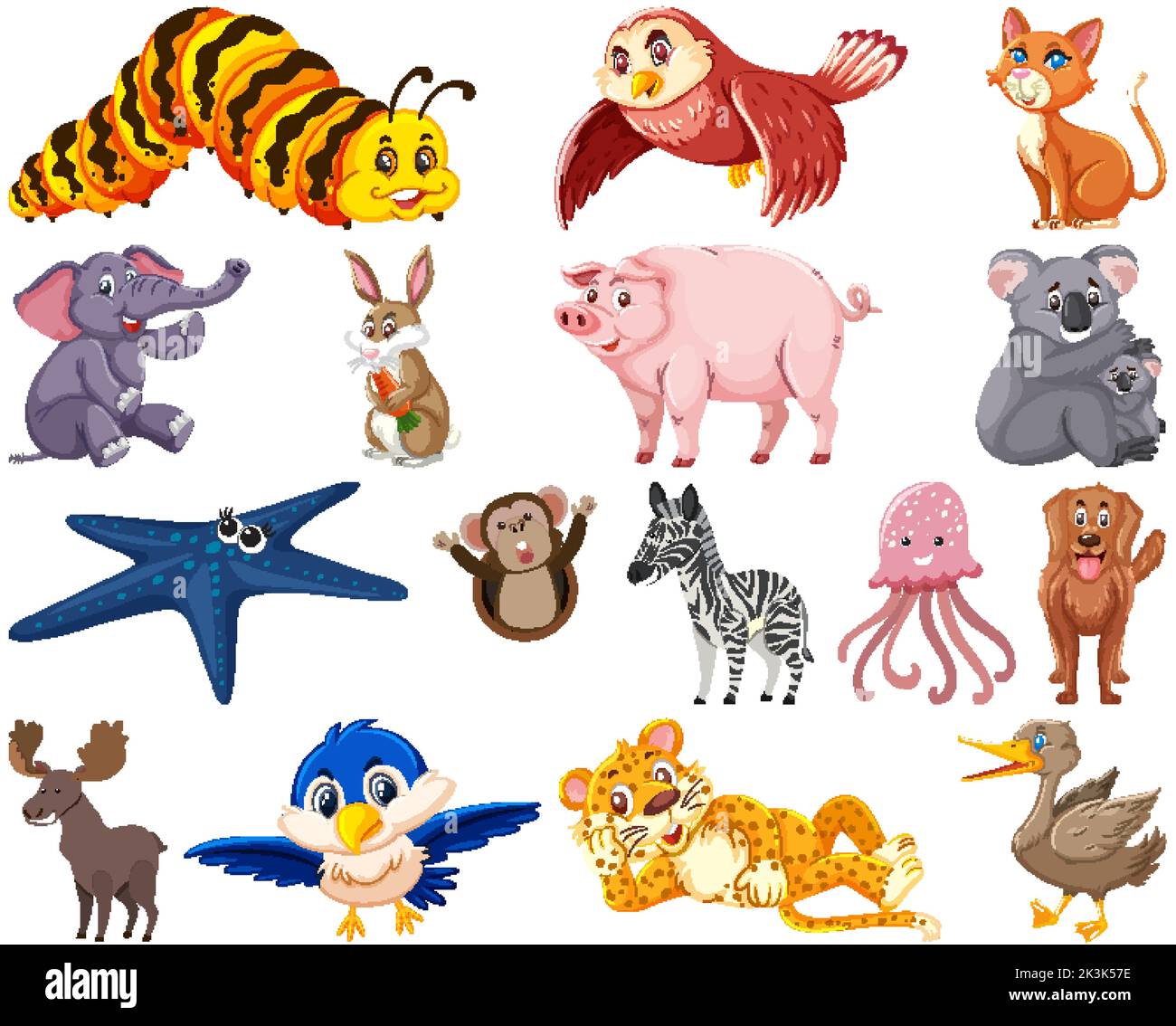 Worm zebra Stock Vector Images - Alamy