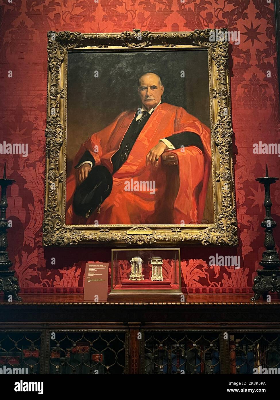 This portrait depicts J. P. Morgan, Jr., Pierpont Morgan's son and a ...