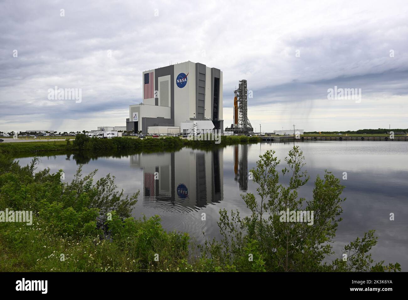 For protection from the effects of Hurricane Ian, NASA's SLS rocket and ...