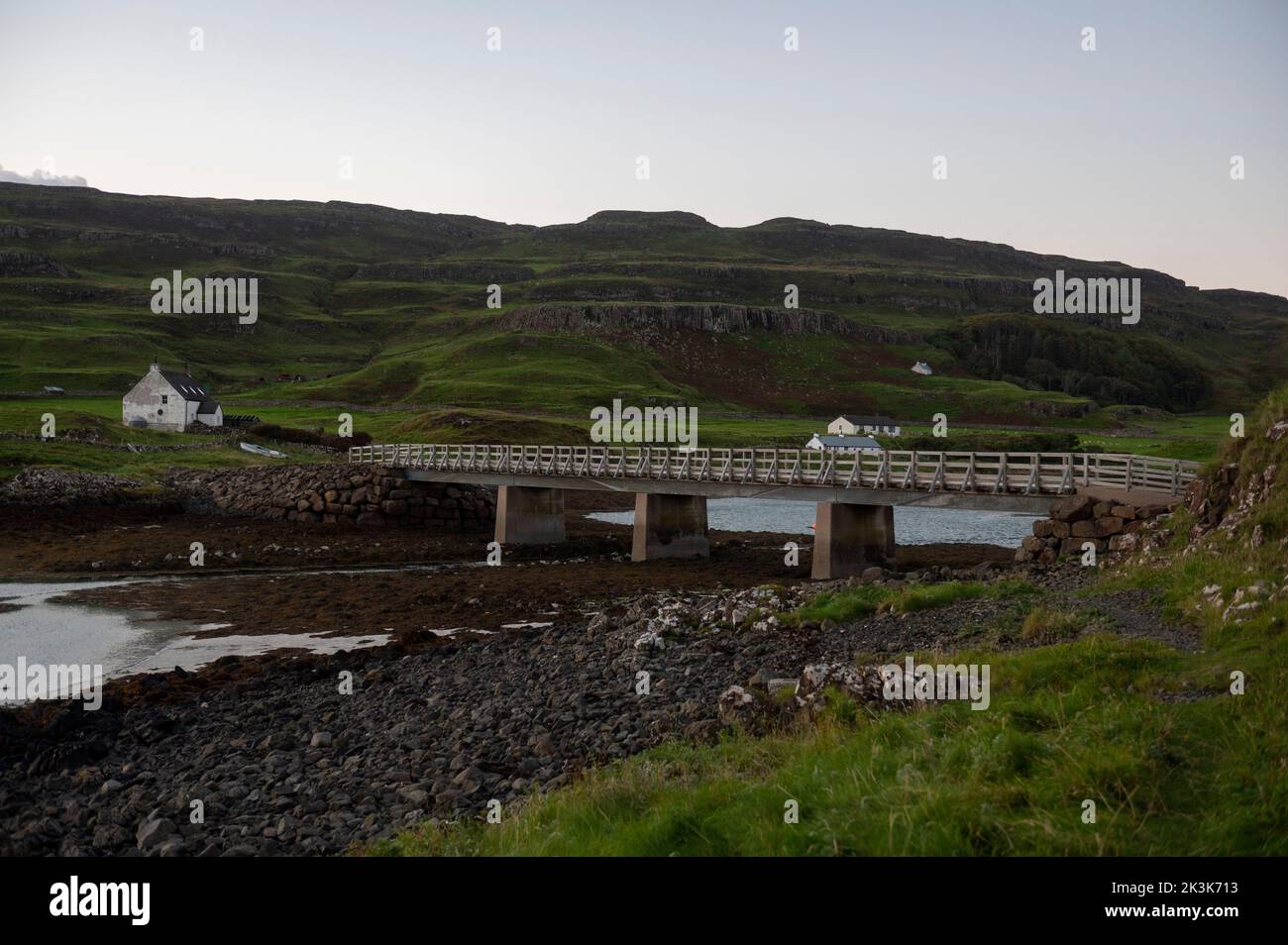 September 2022: Isle of Canna, Inner Hebrides, Scotland The small ...