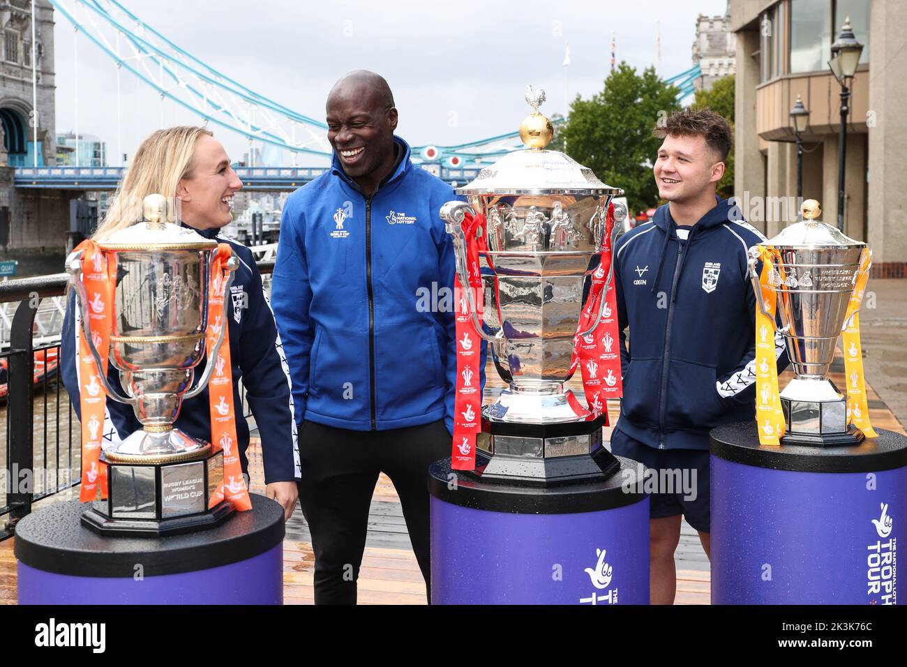 EDITORIAL USE ONLY Former England rugby union player, Martin Offiah ...