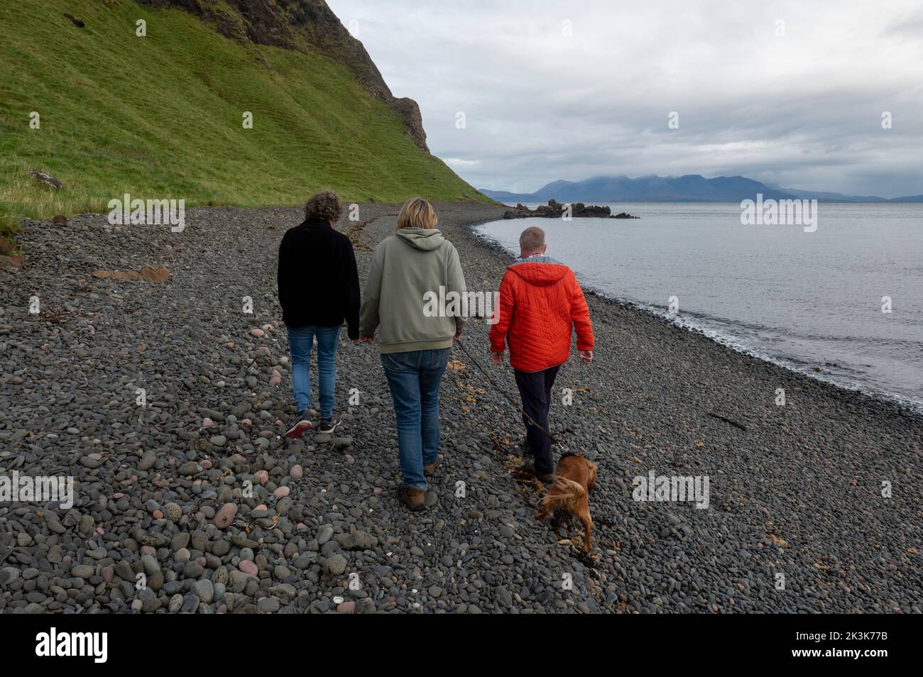 September 2022: Isle of Canna, Inner Hebrides, Scotland Walking on the ...