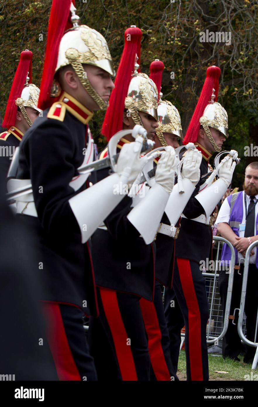Queen Elizabeth II funeral September 19 2022, Long Walk Windsor ...