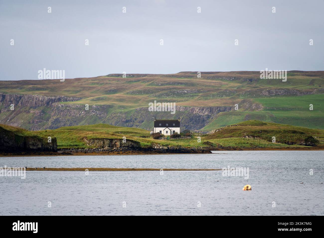 September 2022: Isle of Canna, Inner Hebrides, Scotland A small house ...