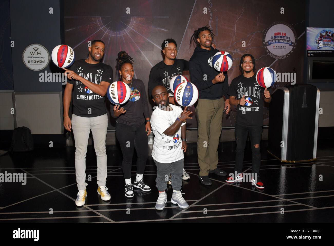 New York, USA. 27th Sep, 2022. The Harlem Globetrotters - Latif 'Jet ...