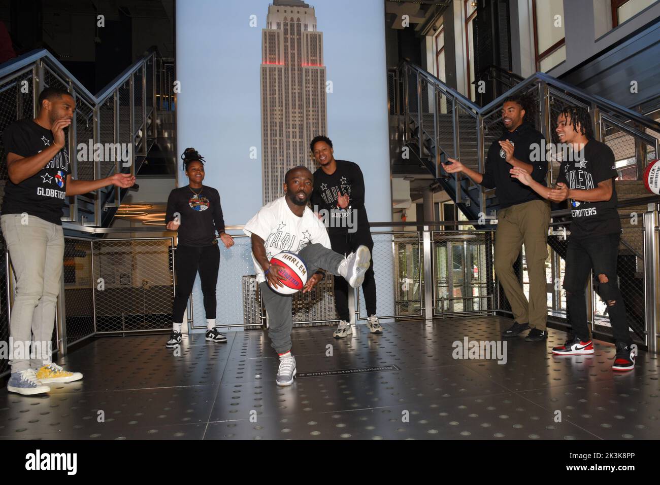 New York, USA. 27th Sep, 2022. The Harlem Globetrotters - Latif 'Jet ...