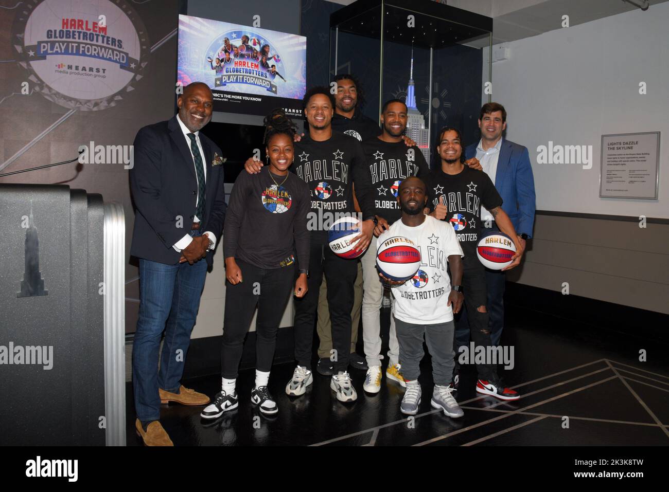 New York, USA. 27th Sep, 2022. Keith Dawkins, The Harlem Globetrotters ...
