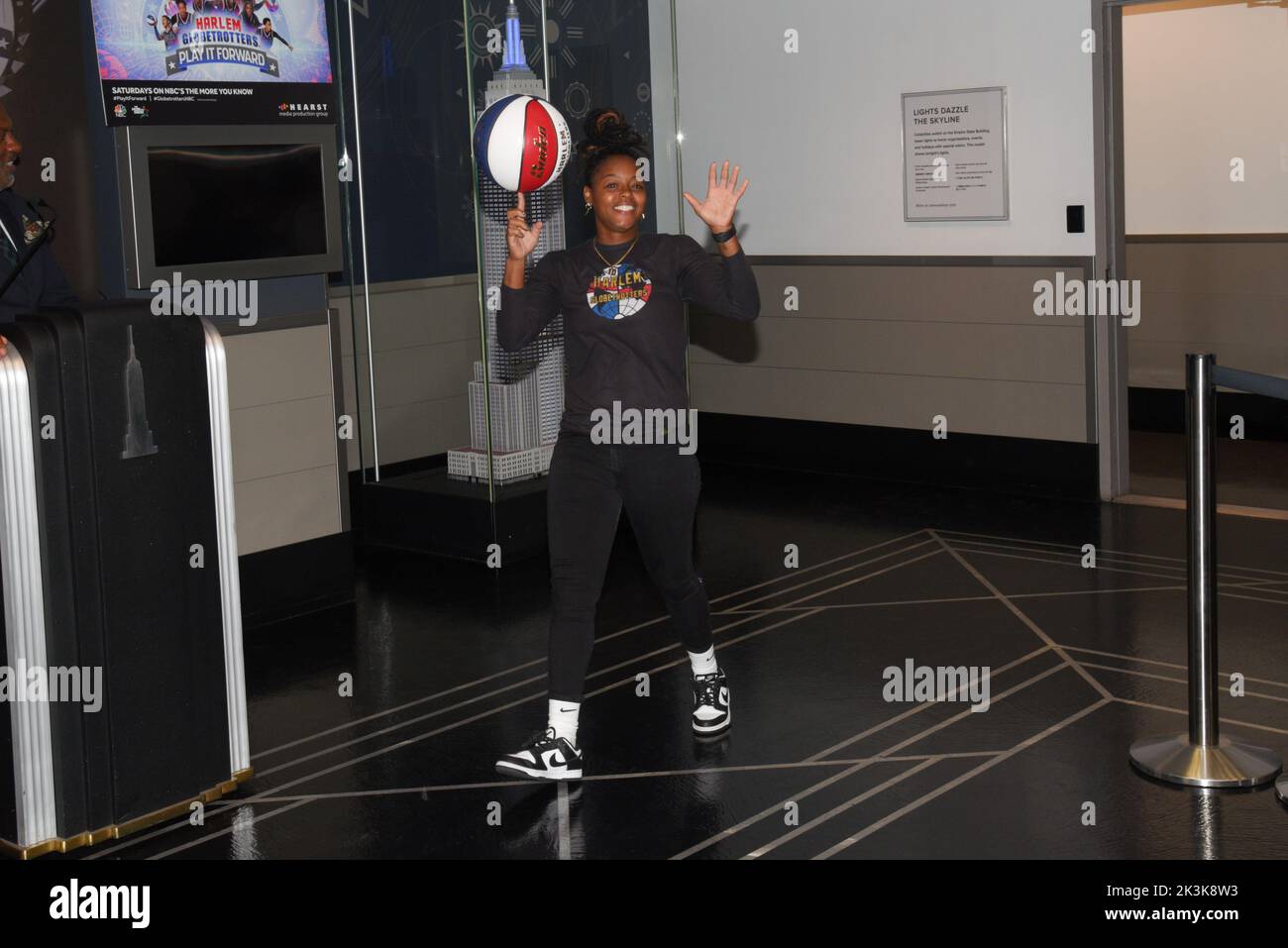 New York, USA. 27th Sep, 2022. The Harlem Globetrotters - Cherelle ...
