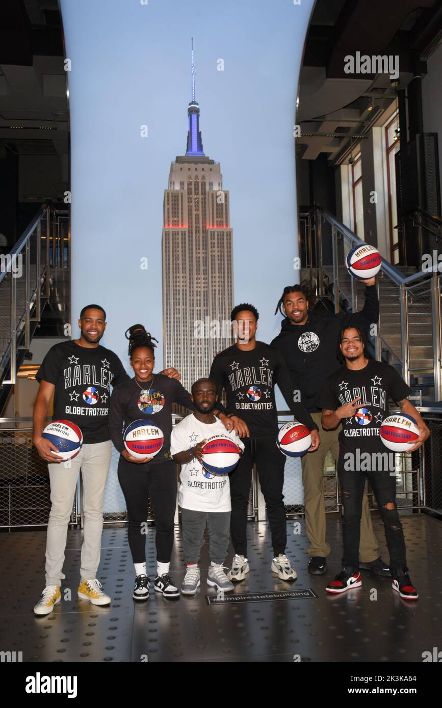New York, NY, 07/09/2022, The Harlem Globetrotters - Latif 'Jet' Rivers ...