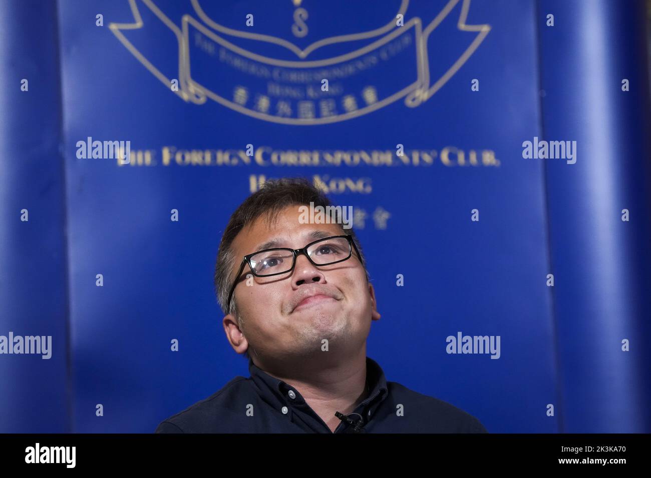 Chairperson of the Hong Kong Journalists Association Ronson Chan Ron ...