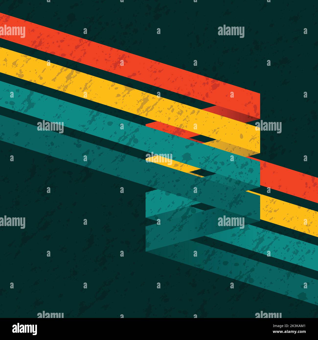 Retro background with four colour lines Stock Vector Image & Art - Alamy