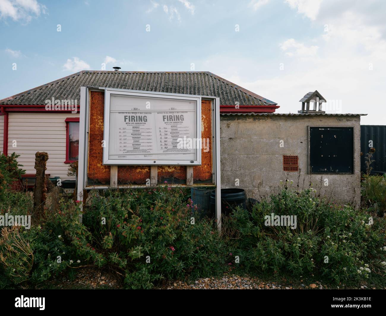 Firing times for military ranges hi-res stock photography and images ...