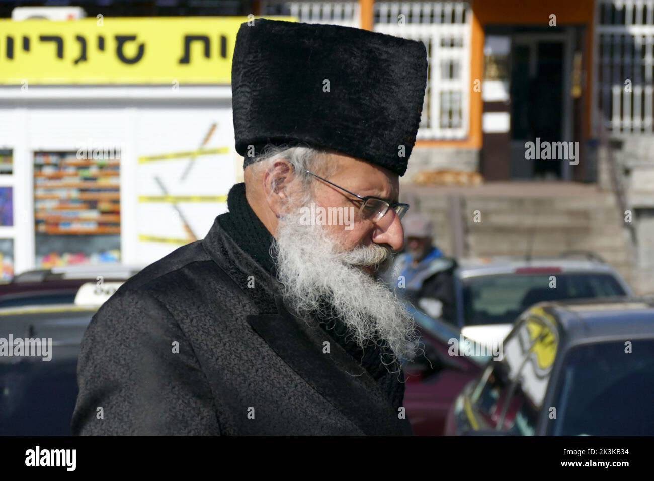 UMAN, UKRAINE - SEPTEMBER 25, 2022 - A Hasidic pilgrim is pictured ...