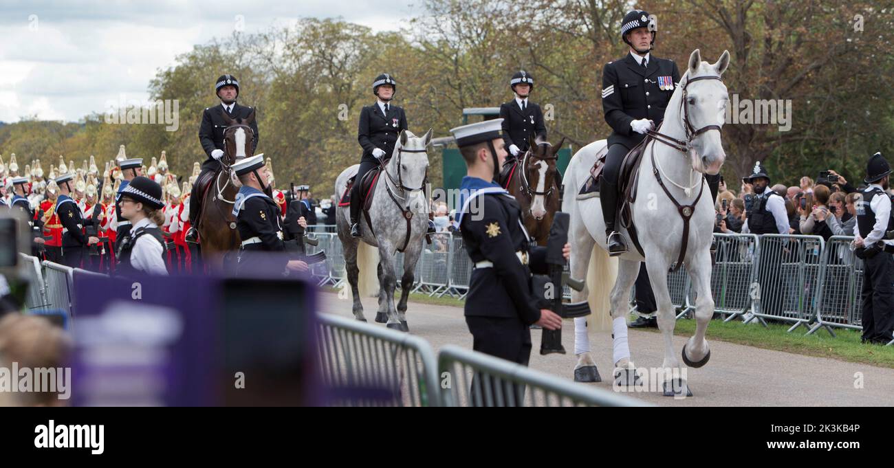 Prince philip funeral windsor procession hi-res stock photography and ...