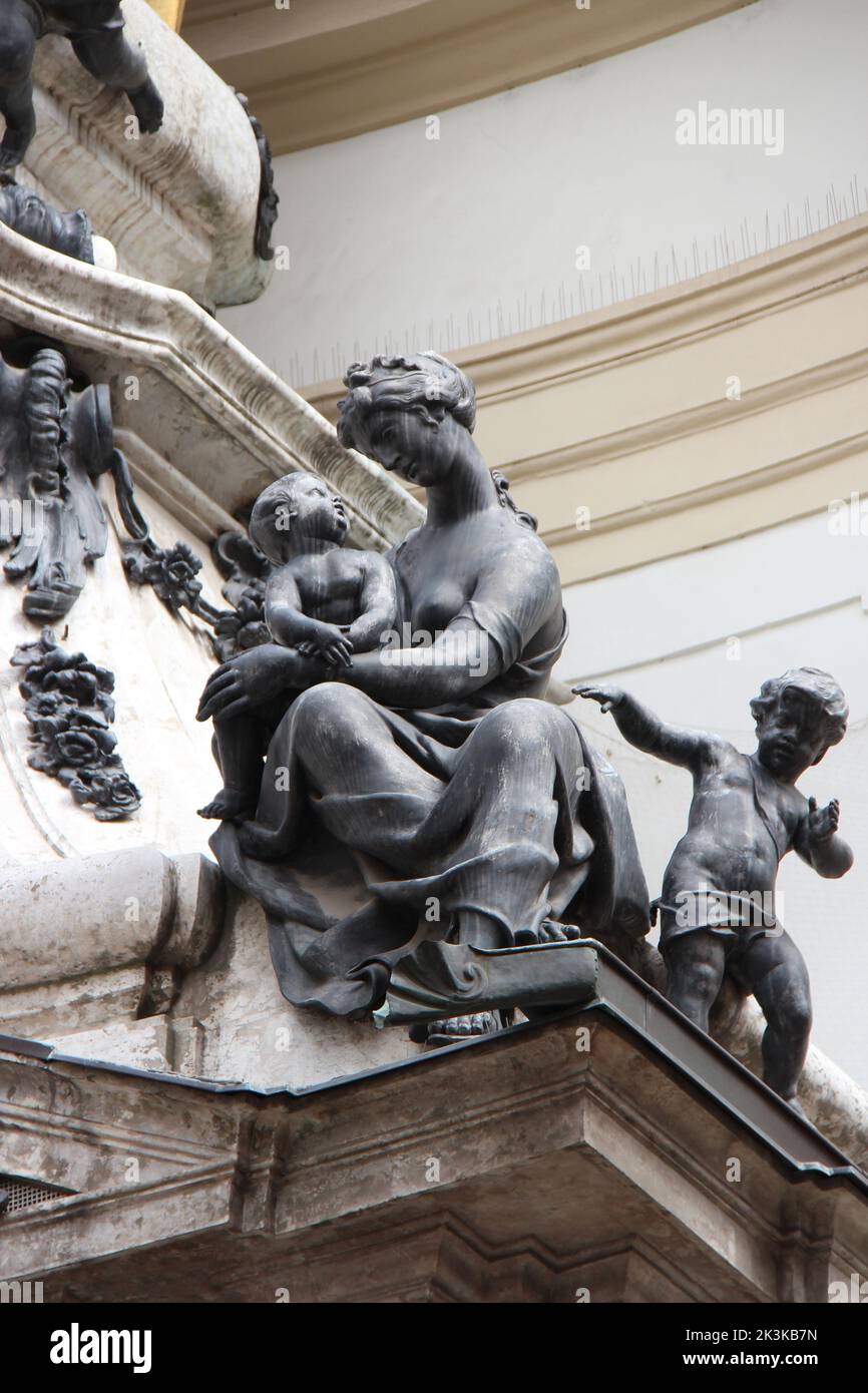 baroque church (peterskirche) in vienna (austria Stock Photo - Alamy