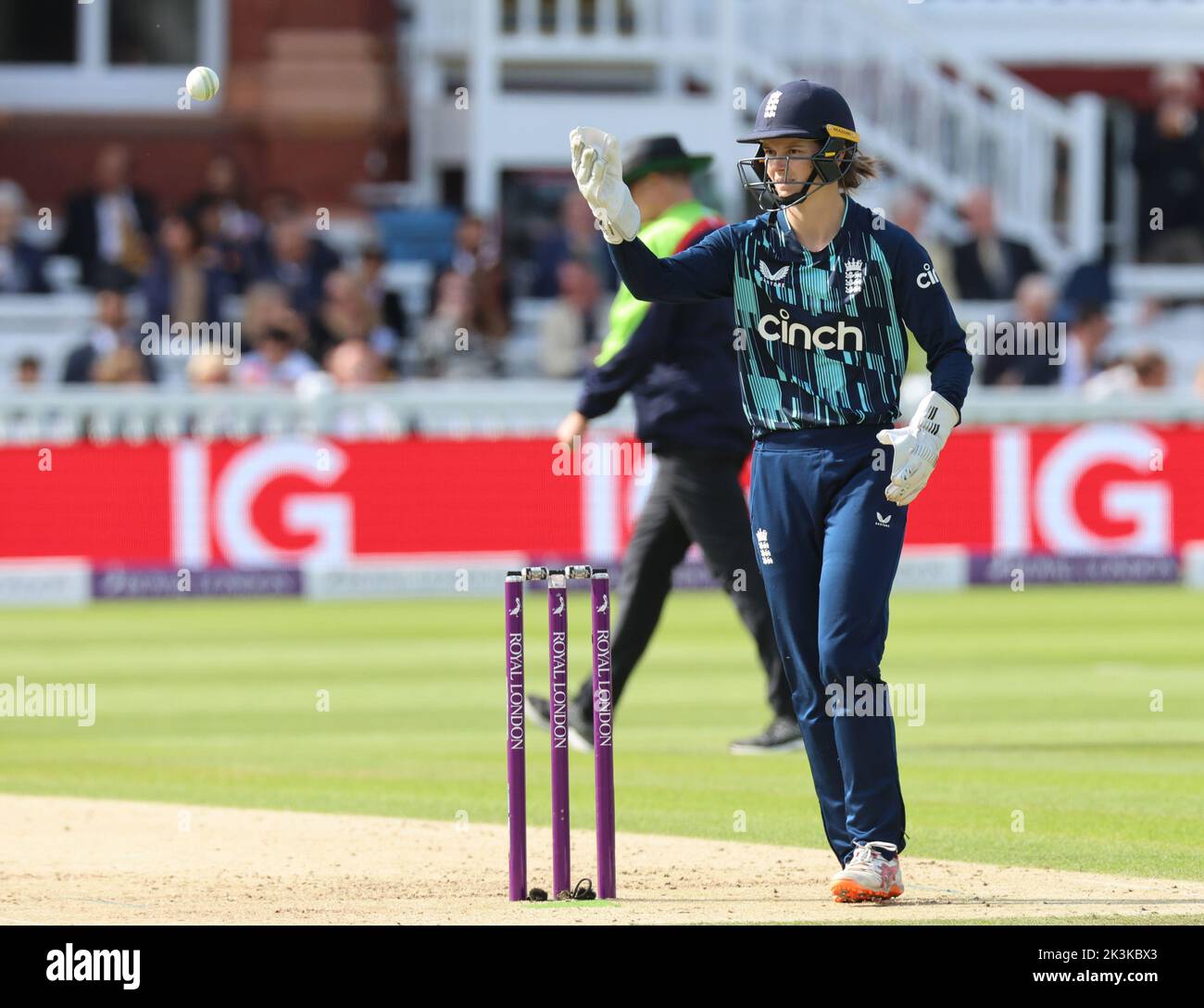 LONDON ENGLAND - SEPTEMBER 24 : England Women's Amy Jones during Women ...