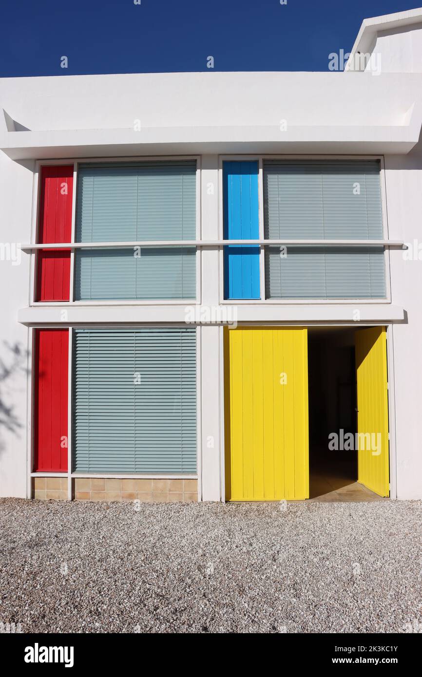 Pilar i Joan Mirò Foundation, Palma de Mallorca. Entrance to the Sert ...
