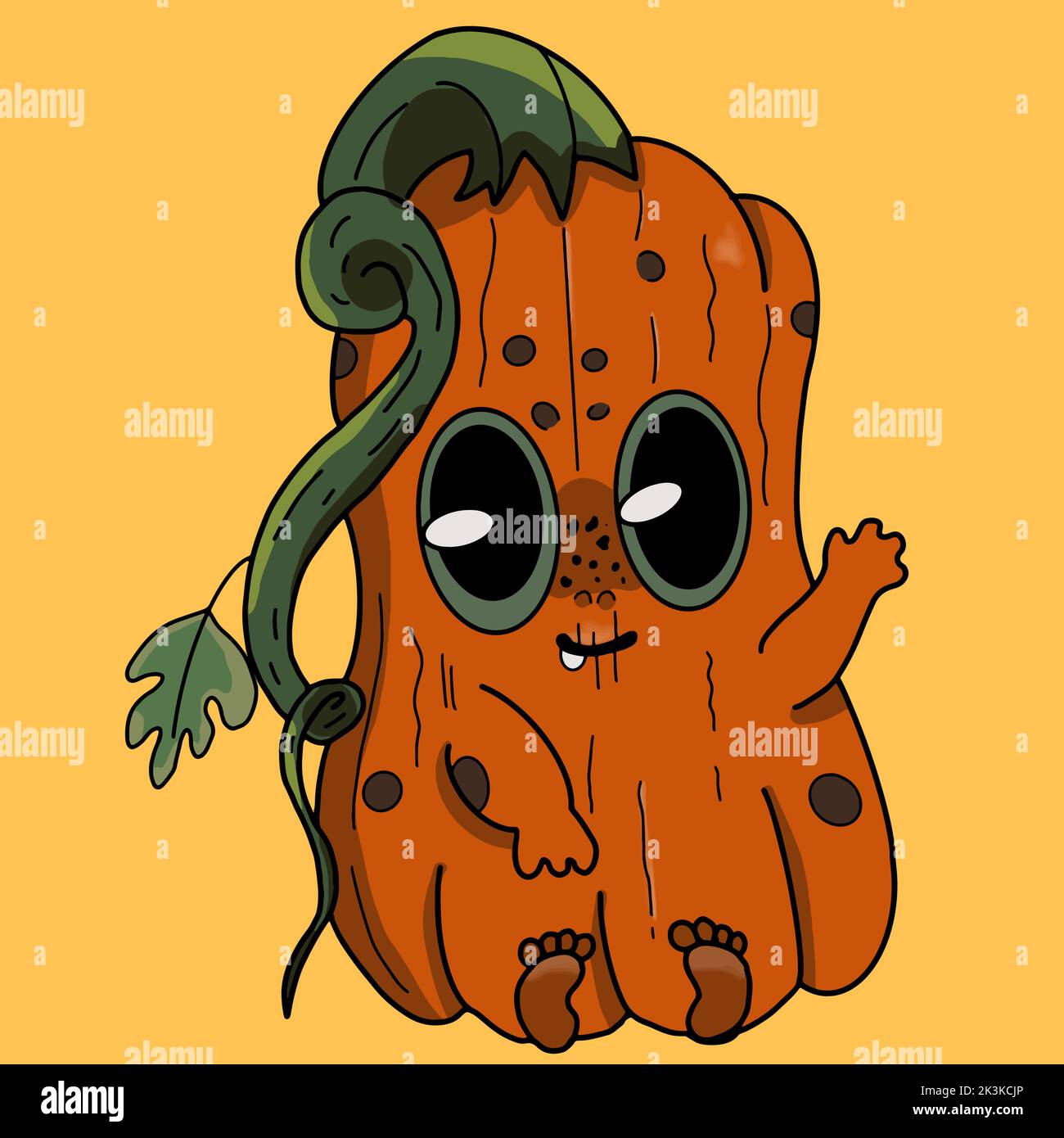 Happy cute cartoon spider waving hi-res stock photography and images ...