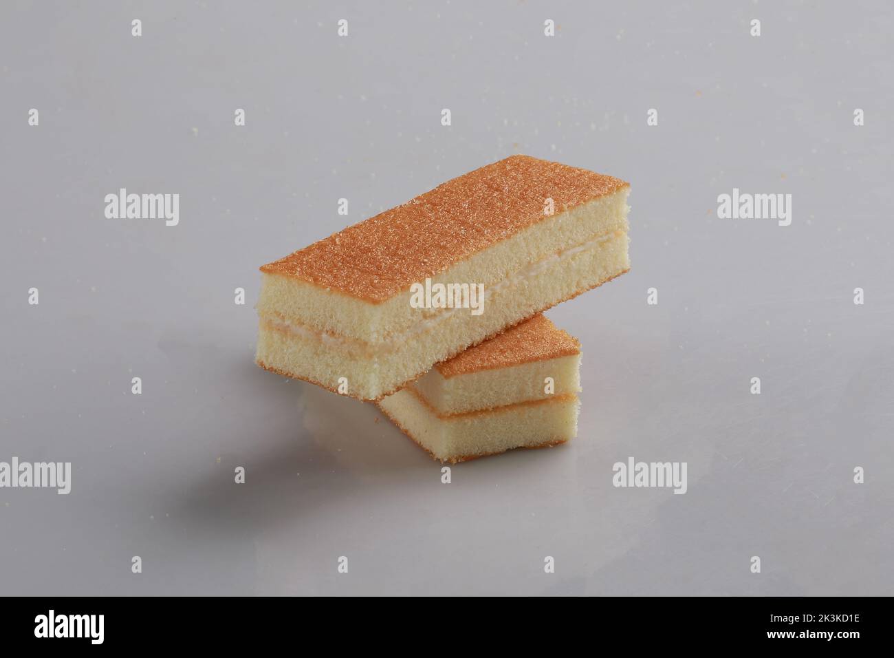 Dry cake Isolated in white background Stock Photo - Alamy