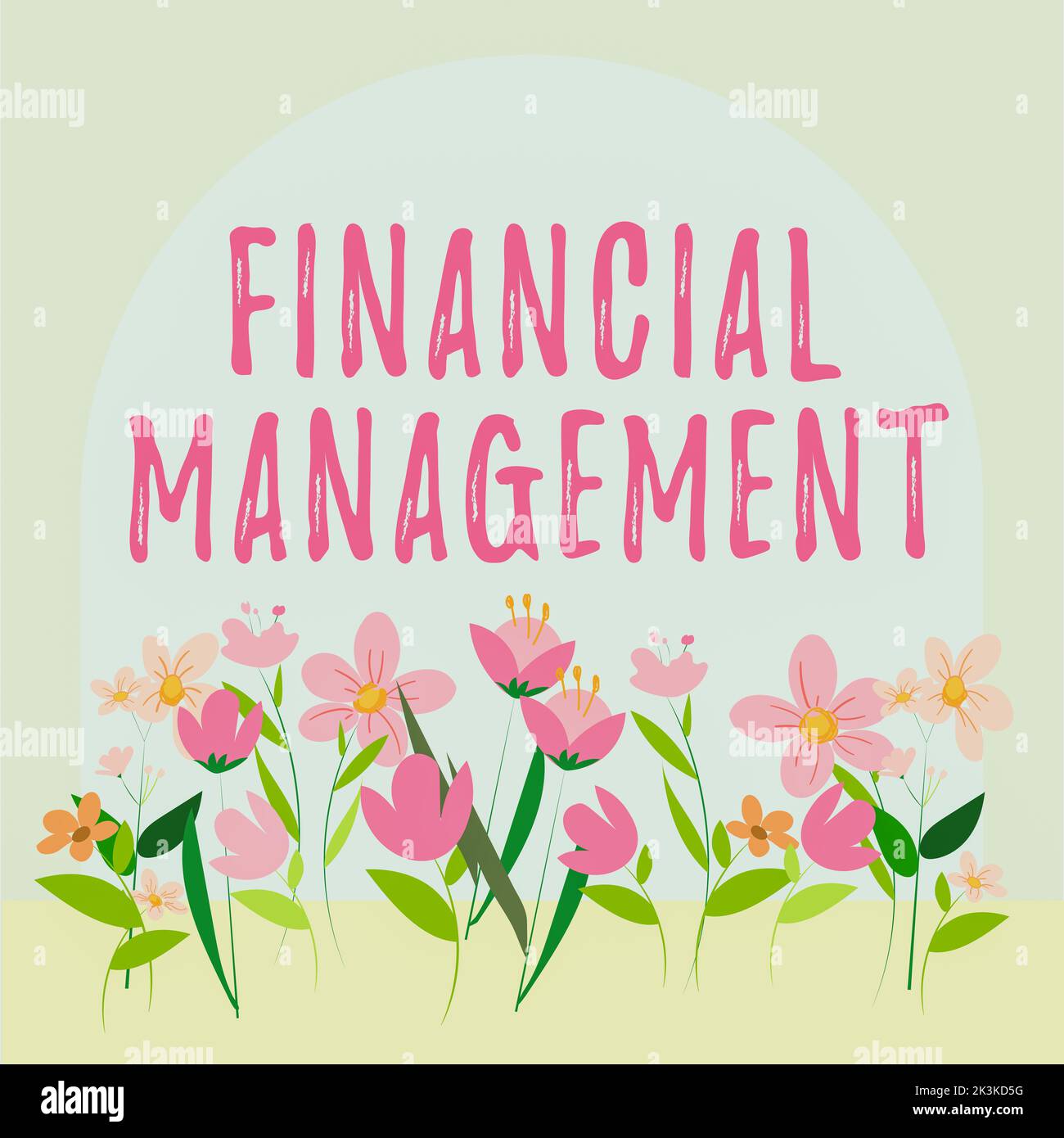 Handwriting text Financial Management, Word for efficient and effective ...