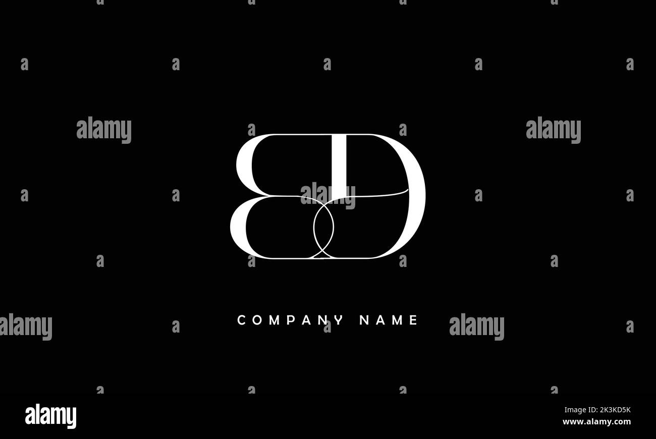 BD, DB Abstract Letters Logo Monogram Stock Vector Image & Art - Alamy