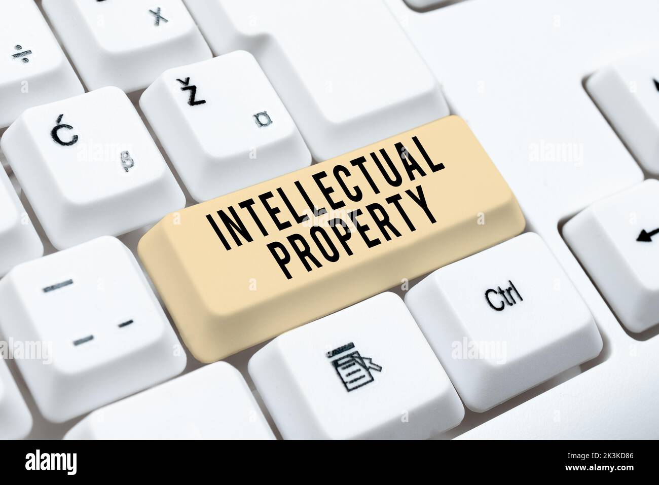 Text caption presenting Intellectual Property, Business showcase ...