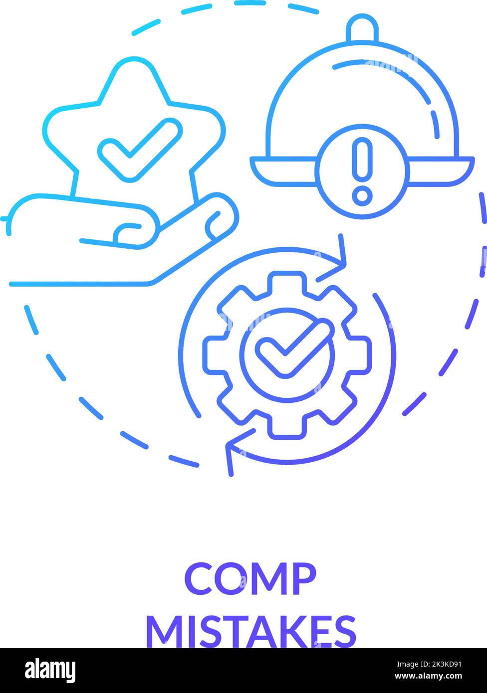 Waiter accident Stock Vector Images - Alamy