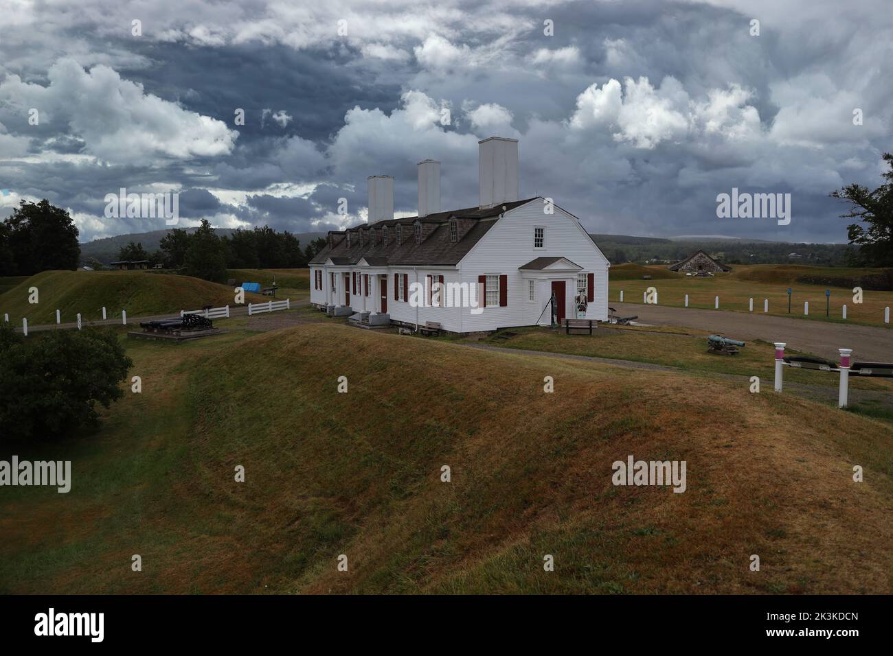 Detail of the Fort Anne National Historic Site, Canada Stock Photo - Alamy