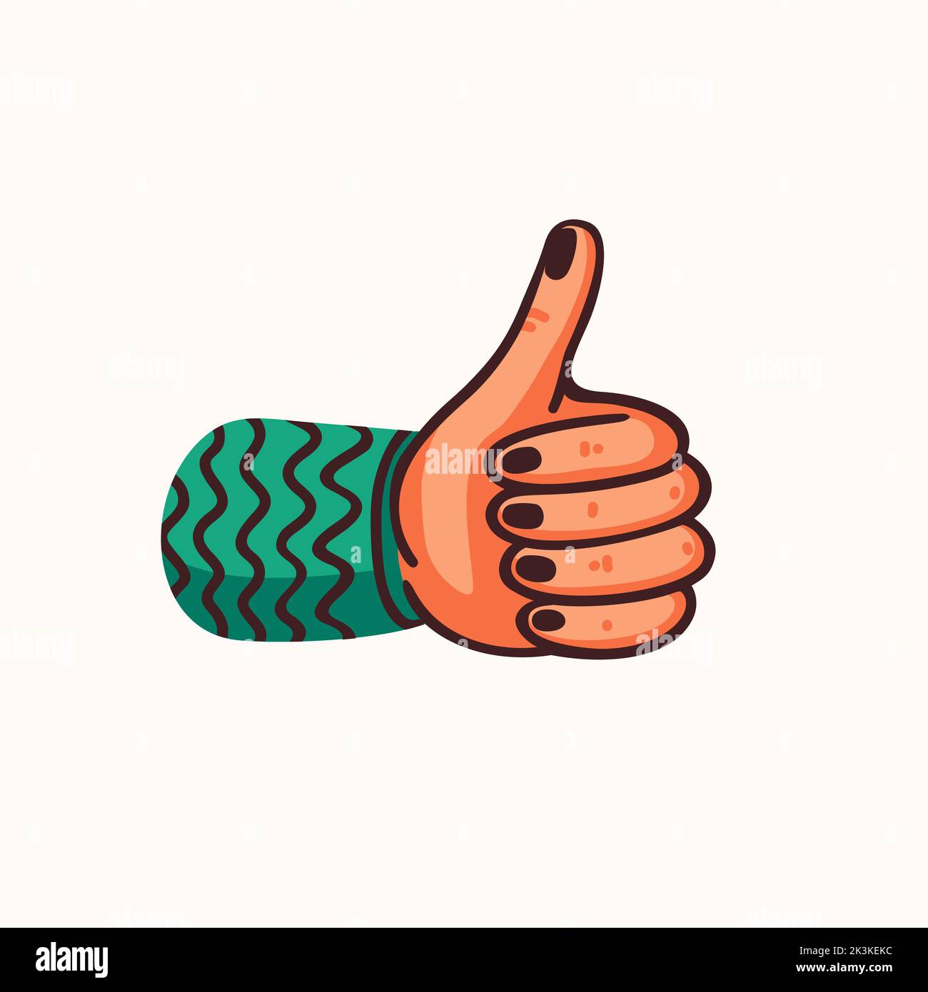 Like sticker for a social media, making a blog or vlog vector flat ...