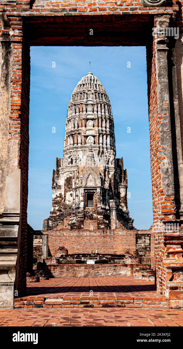 The Wat Ratchaburana,Buddhist temple in Phra Nakhon Si Ayutthaya ...