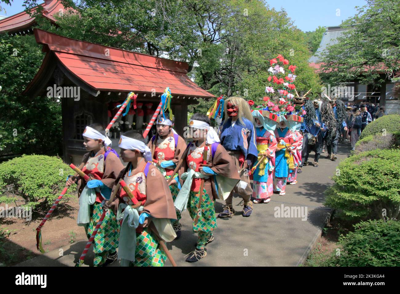Yokonakaba Shishimai Dance Festival Musashi-Murayama Tokyo Japan Stock Photo - Alamy