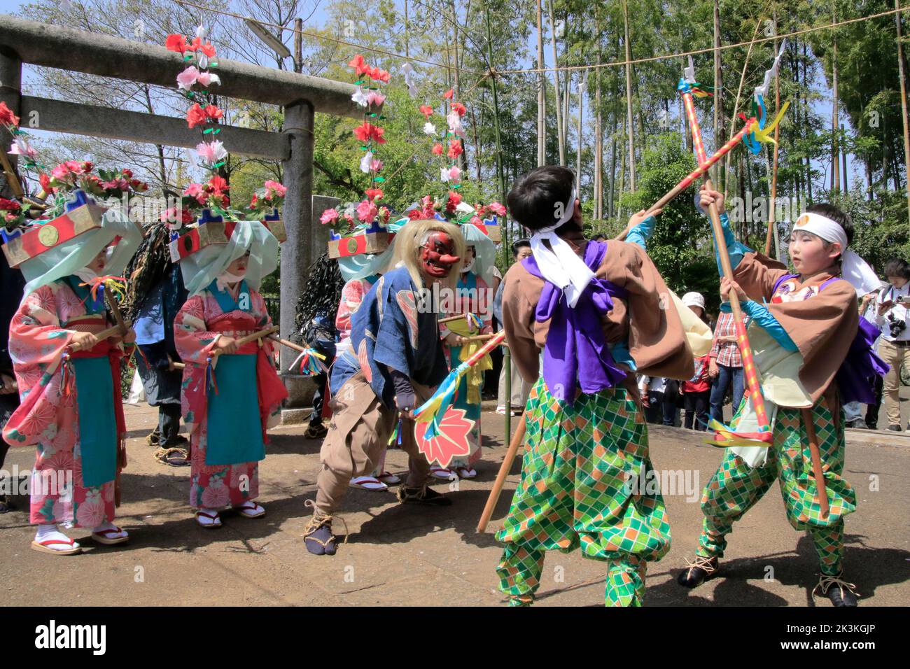 Yokonakaba Shishimai Dance Festival Musashi-Murayama Tokyo Japan Stock Photo - Alamy