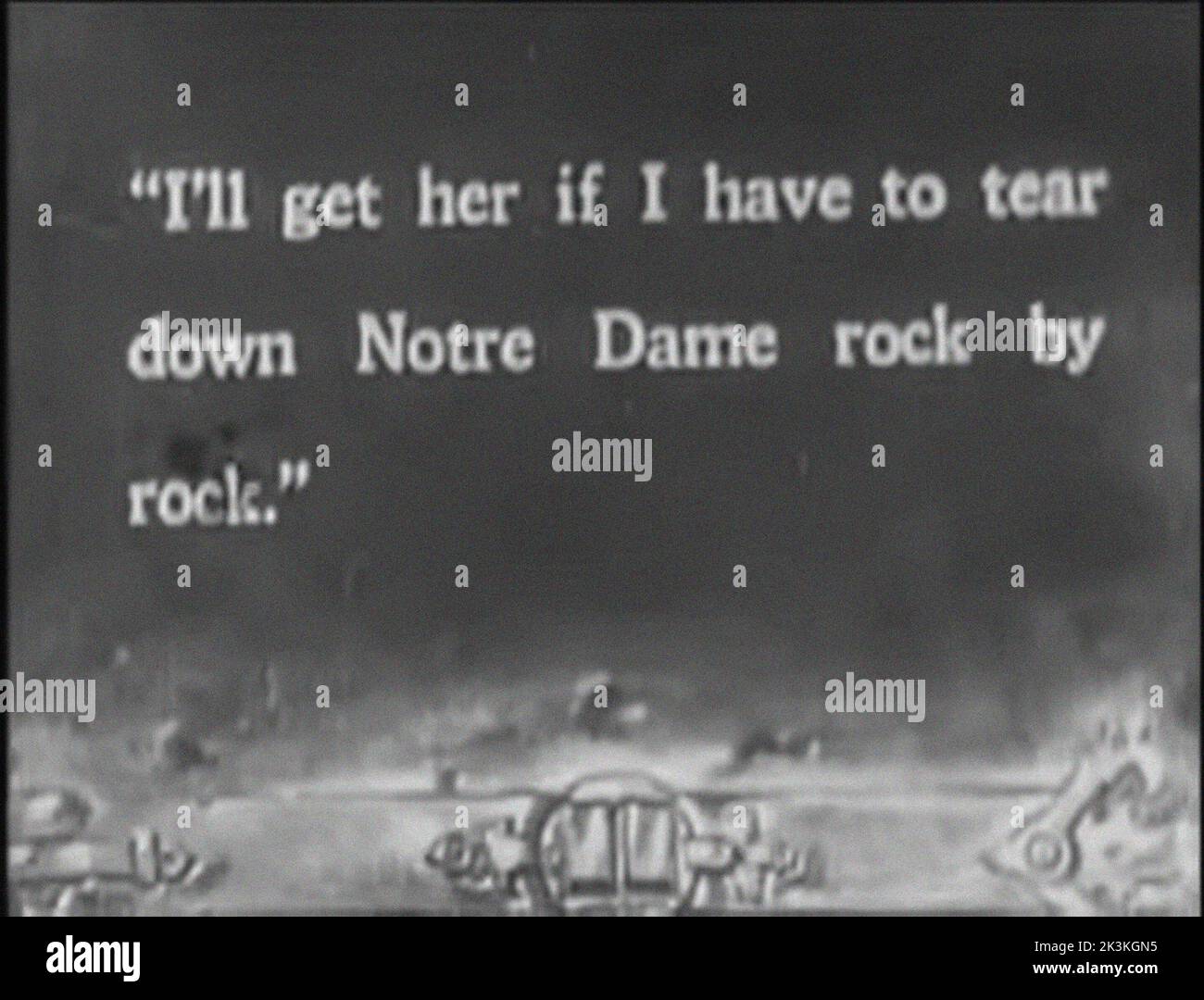 Hunchback of Notre Dame vintage still from 1923 movie Stock Photo - Alamy