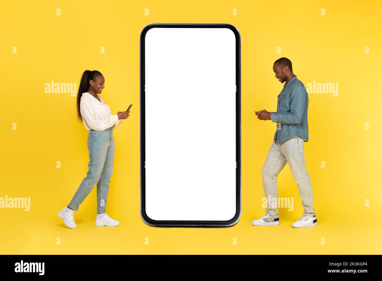 African with huge phones hi-res stock photography and images - Alamy