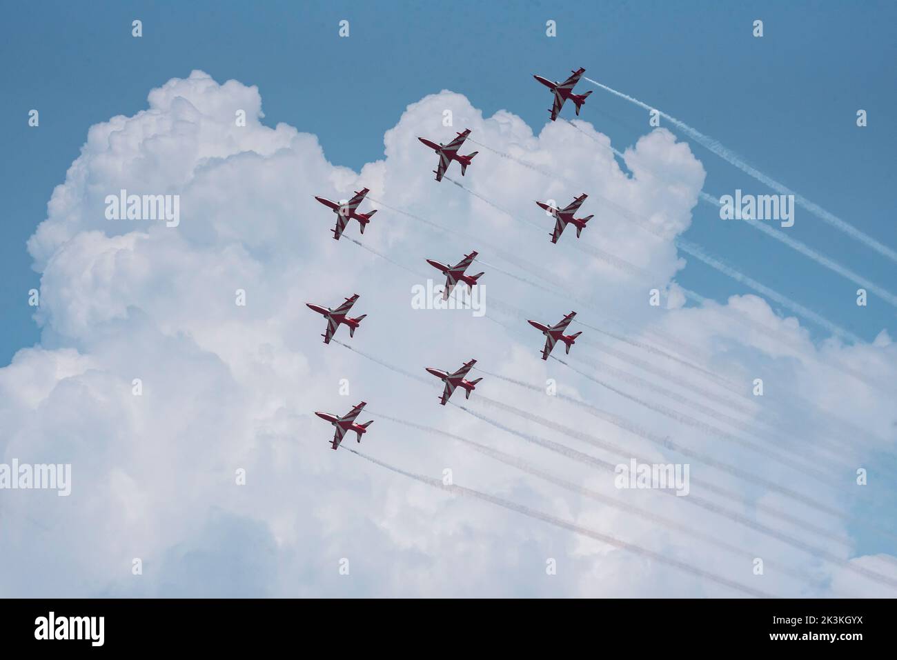 GUWAHATI, INDIA - SEPTEMBER 27: Indian Air Force (IAF) Suryakiran ...