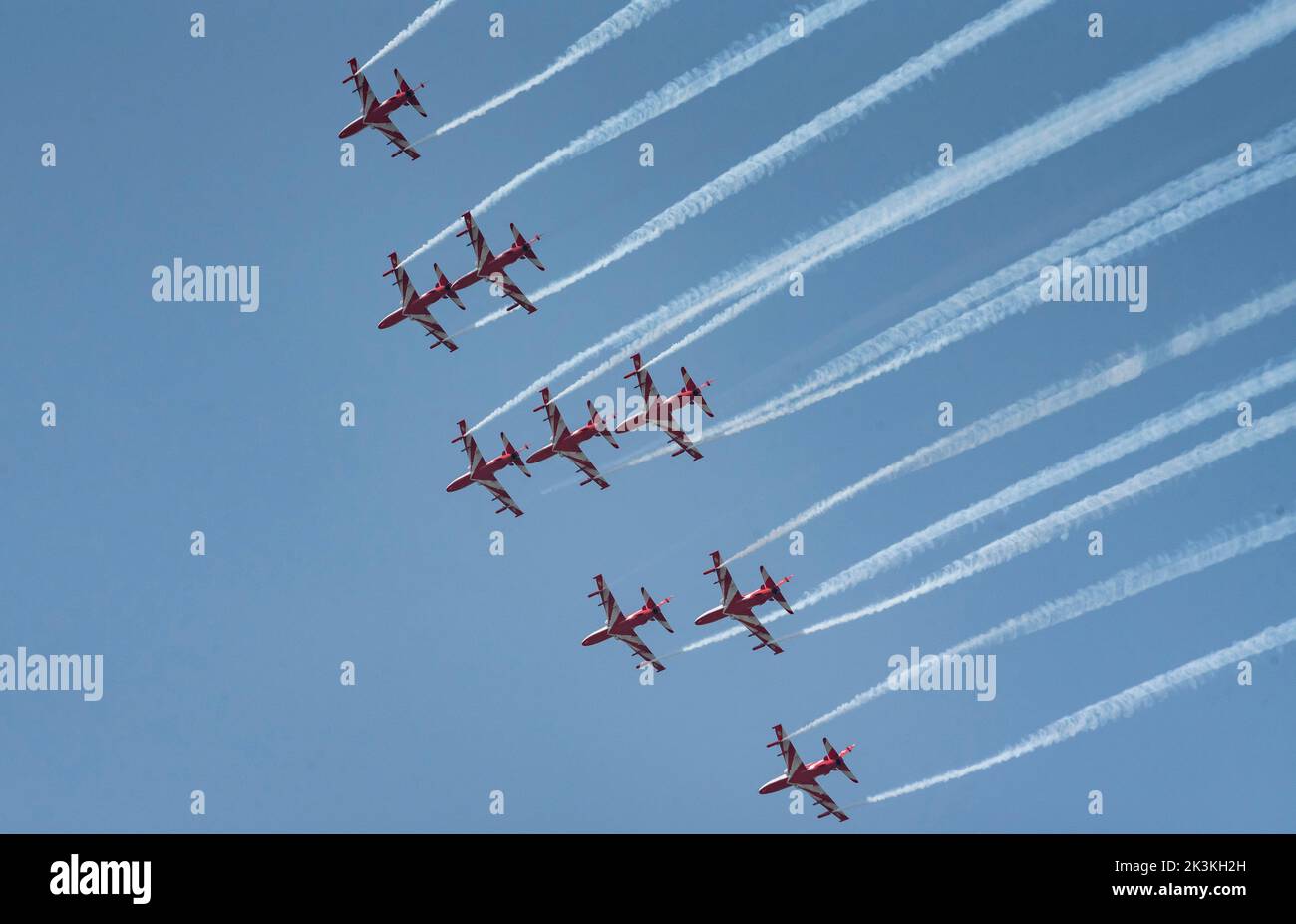 Suryakiran aerobatic display team hi-res stock photography and images ...