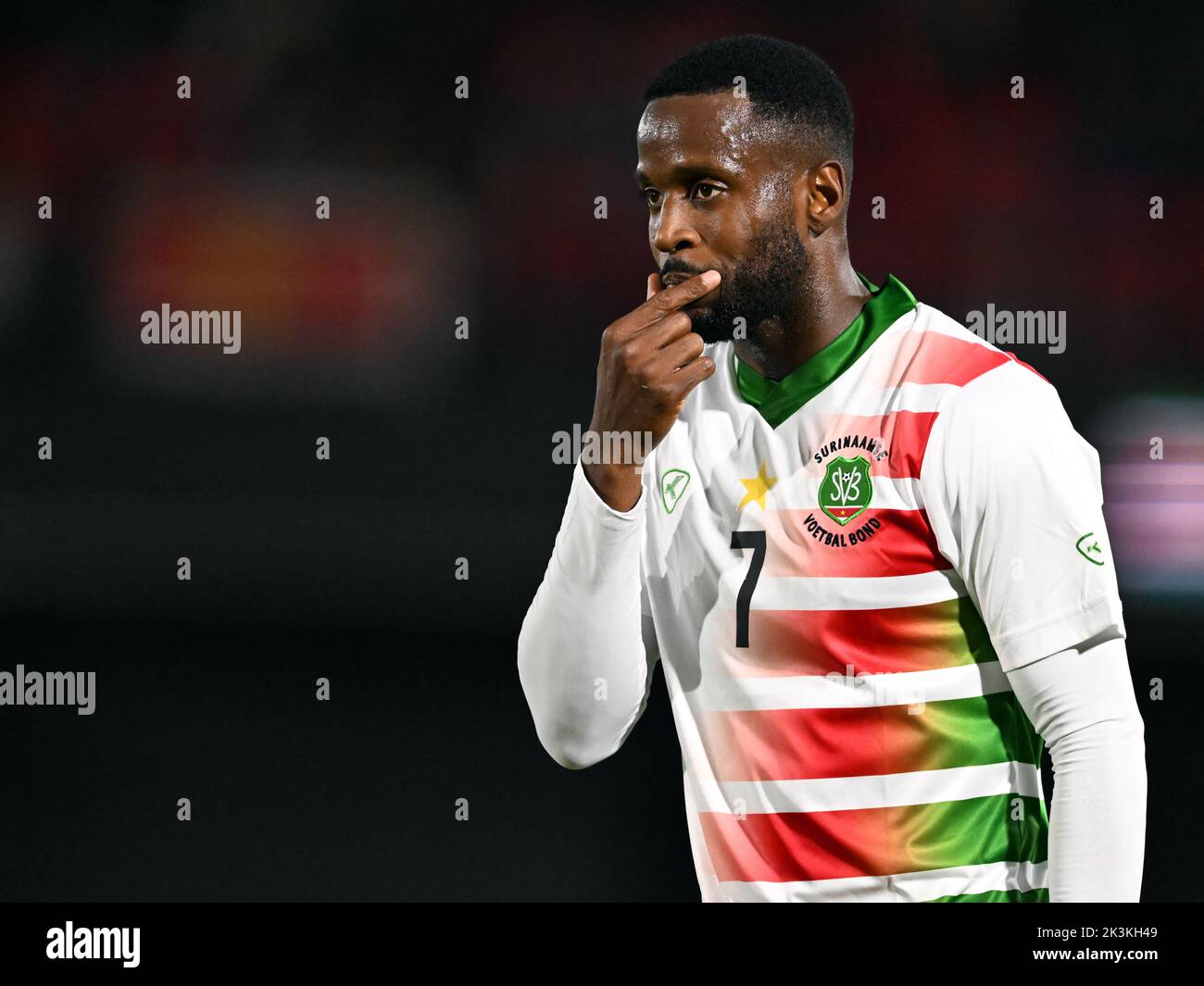 ALMERE - Florian Jozefzoon of Suriname during the International ...