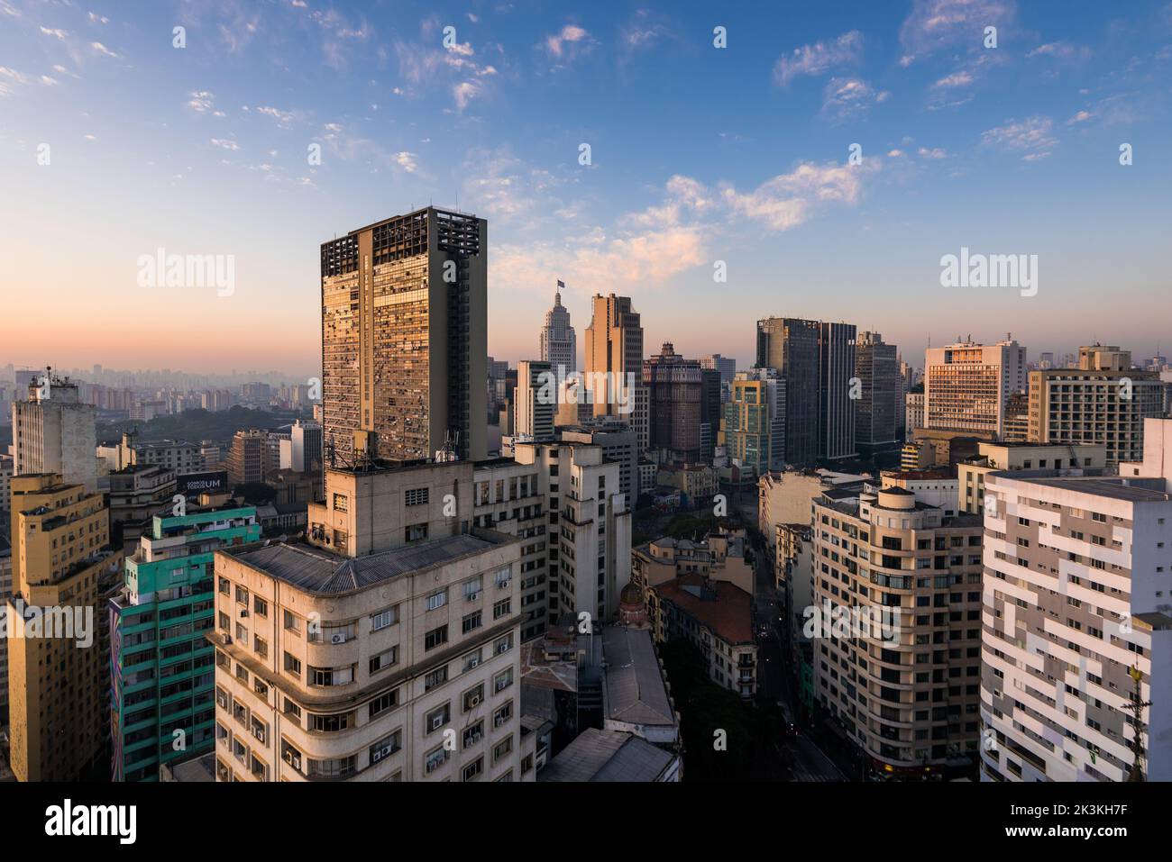 Skyline of Sao Paulo City Center Buildings Stock Photo - Alamy