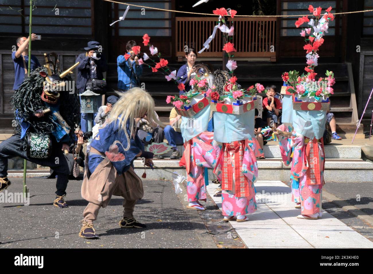 Yokonakaba Shishimai Dance Festival Musashi-Murayama Tokyo Japan Stock ...