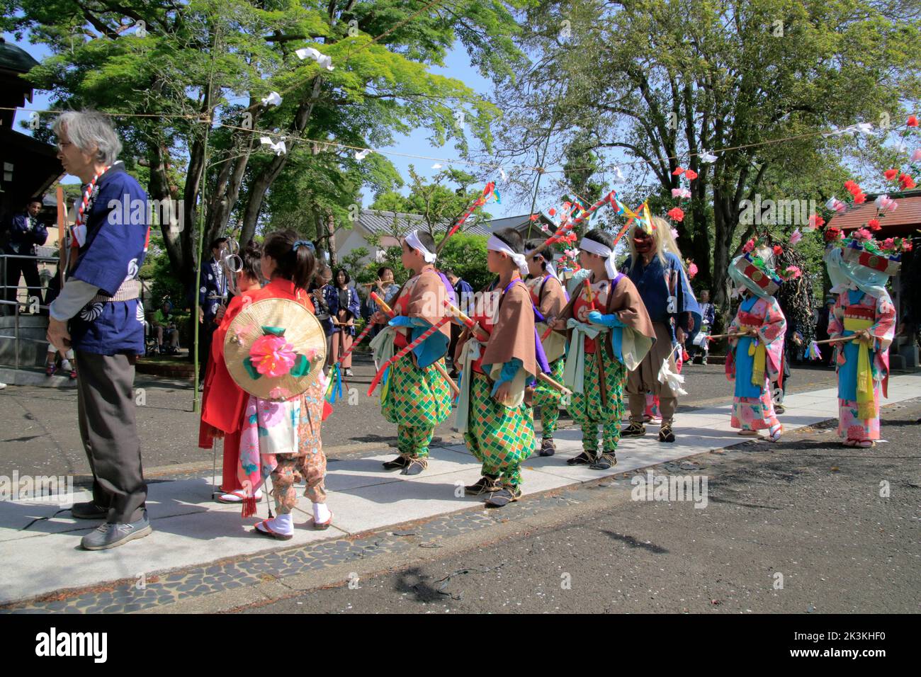 Yokonakaba Shishimai Dance Festival Musashi-Murayama Tokyo Japan Stock ...