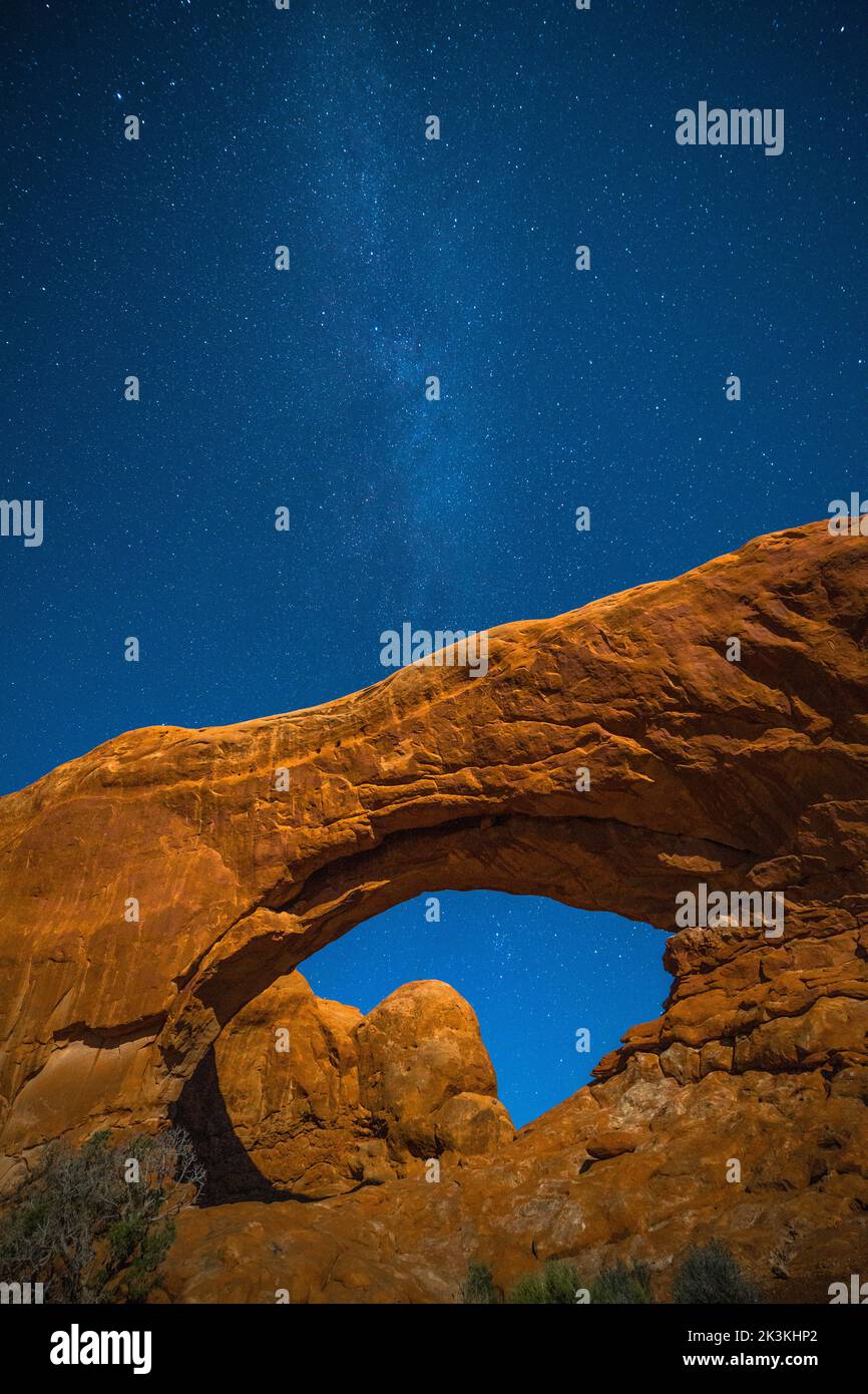 The North Window with the Milky Way by moonlight in the Windows Section ...