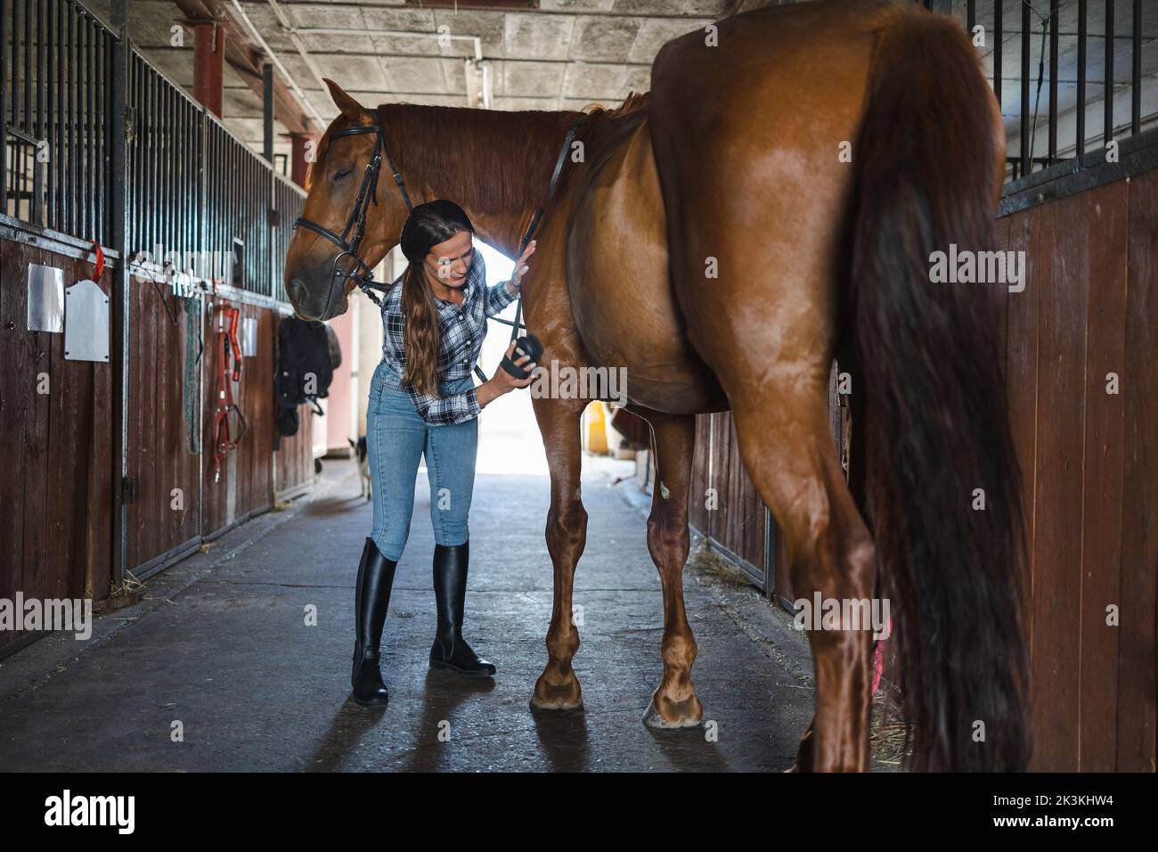 Trainer stables stable hi-res stock photography and images - Alamy