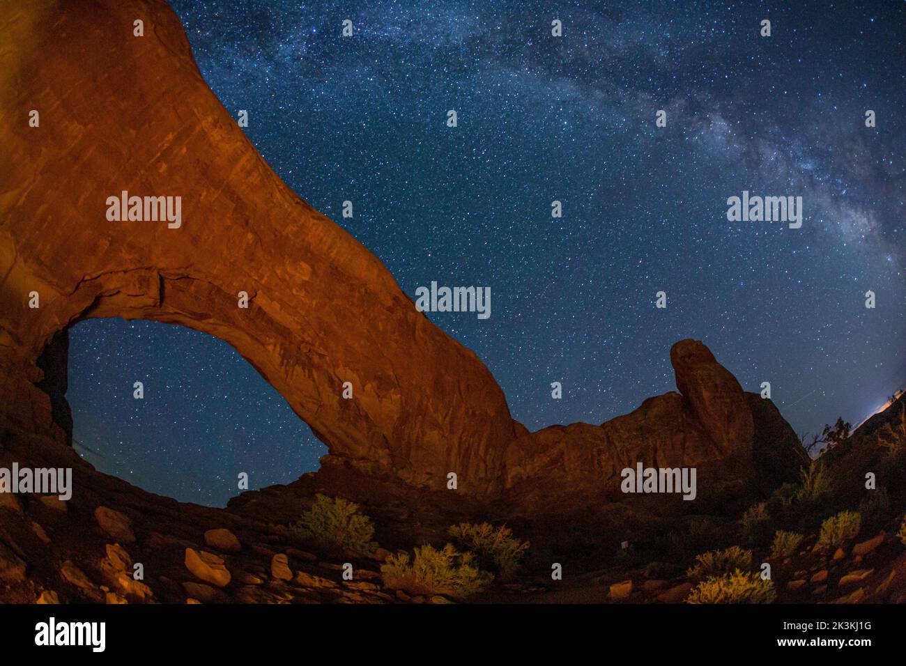 The North Window and the MIlky Way in the Windows Section of Arches ...