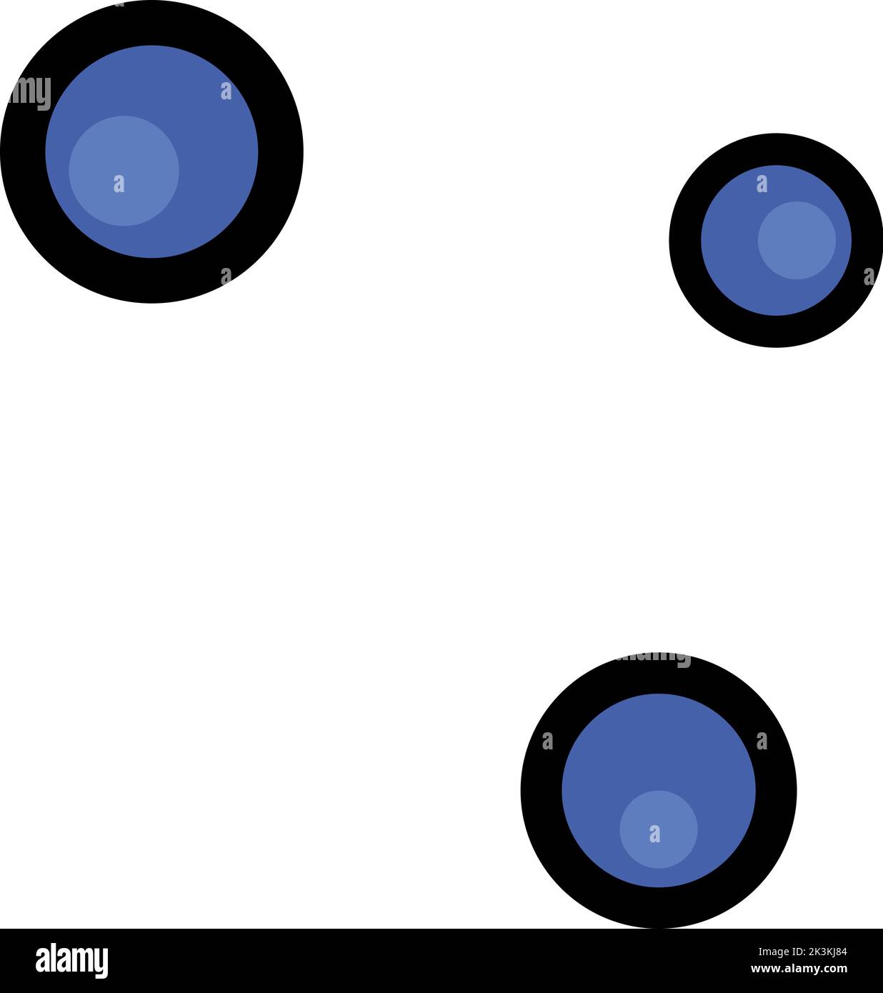 Simple blueberries icon Vector illustration Stock Vector Image & Art ...